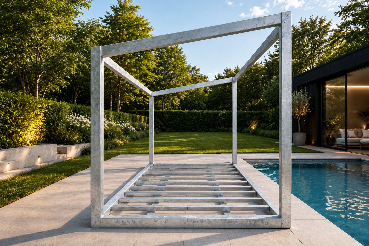 Modular Structural Frame Studio Pod Kit Home container frame Built for ...